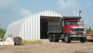 Truck Garages Made of Steel | Mayflower Steel Buildings